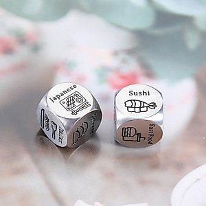 Anniversary for Her Him Wedding Gifts for Newlyweds Couple Gifts 2PCS Food Decider Date Night Idea Gifts for Boyfriend Girlfriend Wife Husband Birthday Christmas Valentines Day Gifts for Him Her