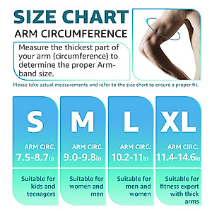 HiRui Running Armband Sleeve Universal Sports Armband Cell Phone Holder Armband for Exercise Workout, Compatible with iPhone 15/14/13/Plus/Pro Samsung Galaxy All Phones (L, Pink)