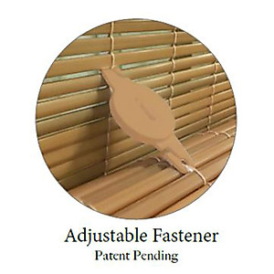 Radiance Patio Blinds - Cordless Outdoor Shades for Patio - Outside Roll Up PVC Porch Blinds & Patio Shades - Outdoor Roll Down Privacy Screen Sun Shade for Windows - Woodgrain, 60" W x 72" L, 3321256