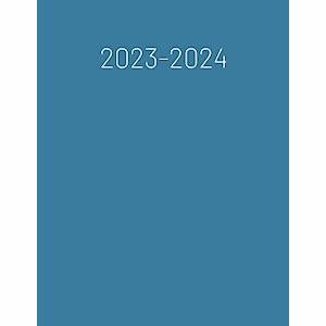 A4 Academic Diary 2023-2024 Week To View: Mid Year Weekly Planner Agenda Personal Organiser Calendars For School University Student Teacher- Dated From August 2023 To July 2024