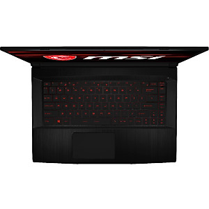 MSI Newest GF63 Premium Gaming Laptop, 15.6"" FHD Thin-Bezel Display,10th Gen Intel Quad-Core i5-10300H, 16GB RAM, 512 GB SSD, GeForce GTX 1650 4GB, Backlit Keyboard, Windows 10, Black