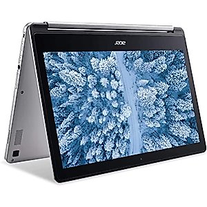 Acer Convertible 2-in-1 Chromebook, 13" FHD IPS Touchscreen, MediaTek 4-Core Processor, 4GB Ram, 64GB SSD, Ultra-Fast WiFi, Chrome OS, Dale Silver (Renewed)