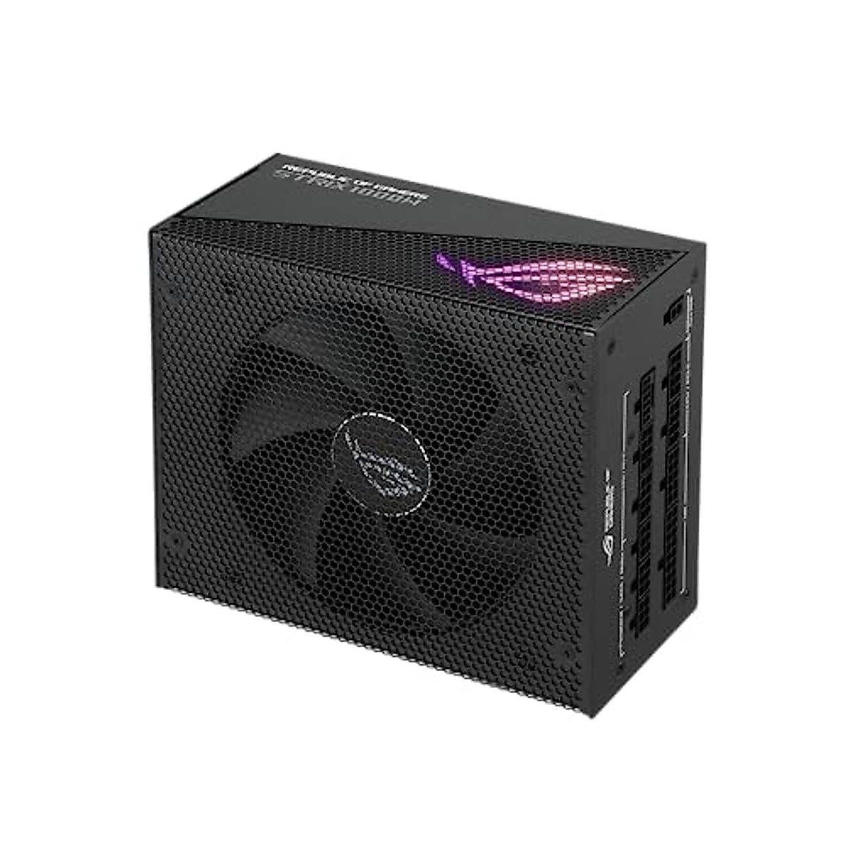ASUS ROG Strix 1000W Gold Aura Edition (Fully Modular Power Supply, 80+ Gold Certified, ATX 3.0, Cybenetics Lambda A+ Certification, PCIe Gen 5.0 Ready, Axial-tech Fan, Aura Sync, 10-Year Warranty)