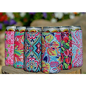 Baxendale Tall Can Sleeve for Slim Can and Tall Beer Cans - Set of 6 12oz Skinny Sleeve Insulated Cooler Sleeves to Keep Drinks Cold - Compatible with Truly, Michelob Ultra, Seltzers, Redbull and More