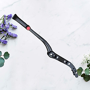 LIOOBO Bike Kickstand Bike Stand Single Sided Support Adjustable for Bike Mountain Road Bike Accessories City Bike Sports Bike Black