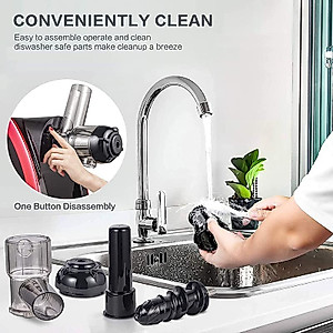 Slow Juicer, Aobosi Slow Masticating Juicer, Cold Press Juicer Machines with Reverse Function, Quiet Motor, High Juice Yield with Juice Jug & Brush for Cleaning