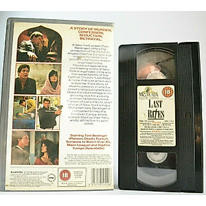 Last Rites - Mafia Crime Syndicate - Thriller - Large Box - Tom Berenger - VHS