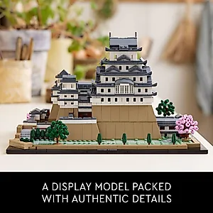 LEGO Architecture Landmarks Collection: Himeji Castle 21060 Building Set, Build & Display this Collectible Model for Adults, Fun Gift for Lovers of Japan, Famous Japanese Buildings, History and Travel