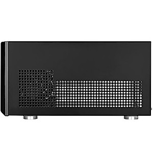 Silverstone Tek Micro-ATX, Mini-DTX, Mini-ITX Small Form Factor Computer Case, Compatible with ATX PSU Cases SG11B