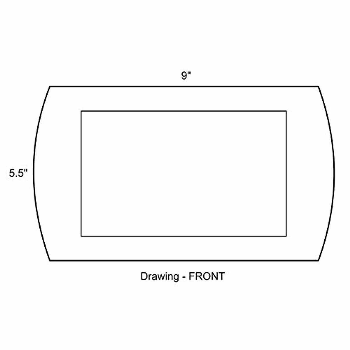 American Recorder 9" x 5.5""DO NOT Enter Interview in Progress" LED Indicator Sign (Red)