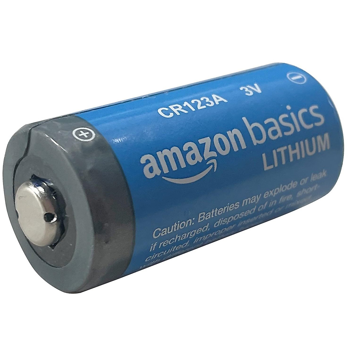 Amazon Basics 12-Pack Non-Rechargeable CR123A Lithium Batteries, 3 Volt, Up to 10-Year Shelf Life