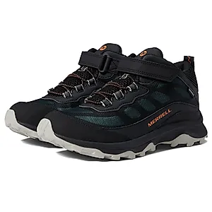 Merrell Moab Speed MID A/C WTRPF Hiking Boot, Black, 12 US Unisex Big Kid