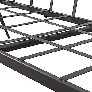 CLIPOP Mid Century Modern Accent Chair, Loveseat Sofa with Removable Backrest and Cushion, Upholstered Faux Leather Couch with Solid Wood Armrest Metal Frame Easy-Assembly, 43" W, Dark Brown