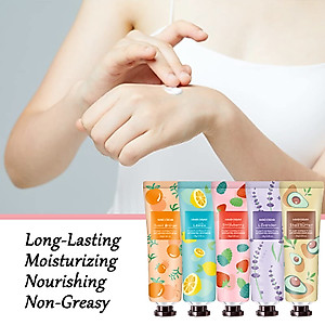 10 Pack Hand Cream for Dry Cracked Hands,Mothers Day Gifts for Her Natural Plant Fragrance Mini Hand Lotion Moisturizing Hand Care Cream Travel Size Hand Lotion for Dry Hands Gift Set for Mom,Grandma