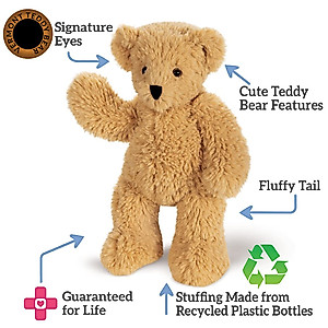 Vermont Teddy Bear Stuffed Animal - Stuffed Teddy Bears, Whipped Honey Brown, Super Soft, 18 Inch