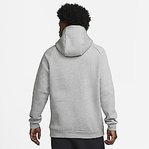 Nike Mens Jumpman Fleece Hoodie, Mens Nike Logo Hoodie, Fleece Hoodie for Men (as1, alpha, l, regular, regular, Standard, Grey, Large)