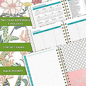 2023-2024 Planner – Jul 2023 – Jun 2024, Weekly ＆ Monthly Academic Planner 2023-2024, 6.4" x 8.5" with Tabs, Flexible Hardcover, Thick Paper, Strong Binding, Back Pocket, Inspirational Quotes ＆ Notes