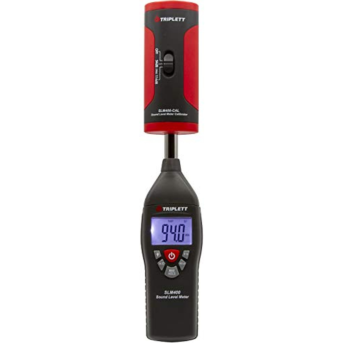 Triplett SLM400-KIT Decibel Sound Level Meter with Calibrator, 35 to 130dB
