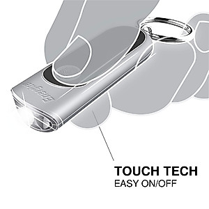 LED Keychain Flashlight By Energizer - Bright, Durable Metal Body, Drop-Resistant, Ultra Compact Keychain Light, Batteries Included