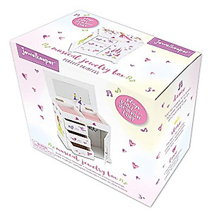 Jewelkeeper Unicorn Musical Jewelry Box with 3 Pullout Drawers, Fairy Princess and Castle Design, Dance of the Sugar Plum Fairy Tune