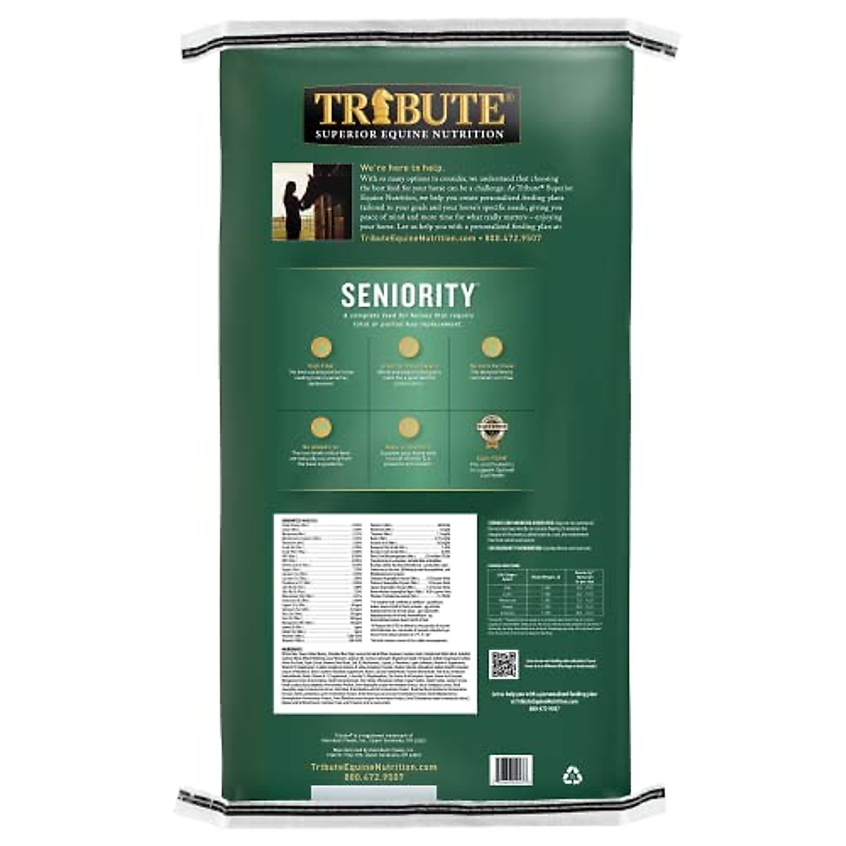 Kalmbach Feeds Tribute Maturity Textured for Horse, 50 lb