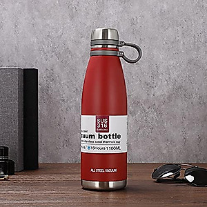 850ml –insulated water bottle –hydro flask sport water bottle for running and gym –insulated straw water bottle with straw with non- slip sweet proof design for hot and cold