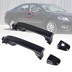 ZXMOTO Exterior Door Handle Rear Fit for Toyota Camry 2012-2017 2PCS (Driver Side Left & Right) New