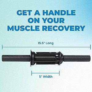 Chirp Focus Muscle Roller Handle, Muscle Roller Handle for Deeper Massage, Equipment for Muscle Recovery, Best Combined with The 4-Inch Focus Wheel, Handle for Roller Wheels - 15.5" (39cm)
