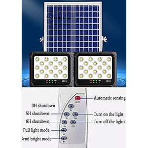 ZXXHNNAIH Solar Street Light IP65 Waterproof Solar Parking Lot Lights,with 19.6ft Cable,Motion Sensor Dusk to Dawn Easy-to-Install for Barn Yard