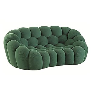 1987vroma Italian Roach Castle Bubble Sofa! Unique appearance, perfect blend of light luxury, personality and creative elements, minimalist design. (Double Seat)