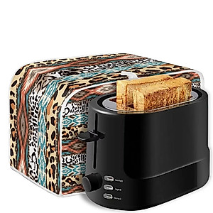 Doojoayie Sunflowers and Daisies 4 Slice Toaster Cover Appliance Cover Microwave Toaster Oven Cover for Kitchen/Keep Toaster Free From Dust And Fingerprint