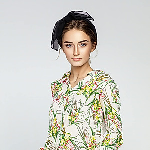 GCFIYPP 1950s Square Chiffon Scarf Sheer Square Neck Head Scarfs for Women,girls (Pink)