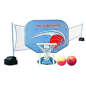 Poolmaster Pro Rebounder Swimming Pool Basketball and Volleyball Game Combo, In-Ground Pool
