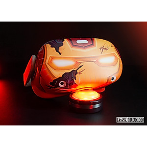 Full Wrap Skins for Oculus Quest 2 - Iron Armour Damaged - Sticker Kit Decal for Oculus Quest 2 - Easy-to-Install Protective Vinyl Sticker Cover Accessories