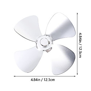 Universal Aluminium Alloy Fan Blades: Metal Leaves Fan Blade Household Standing Fan Table Fanner Replacement Part General Accessories