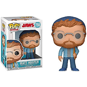 POP Jaws - Matt Hooper Funko Pop! Vinyl Figure (Bundled with Compatible Pop Box Protector Case), Multicolored, 3.75 inches