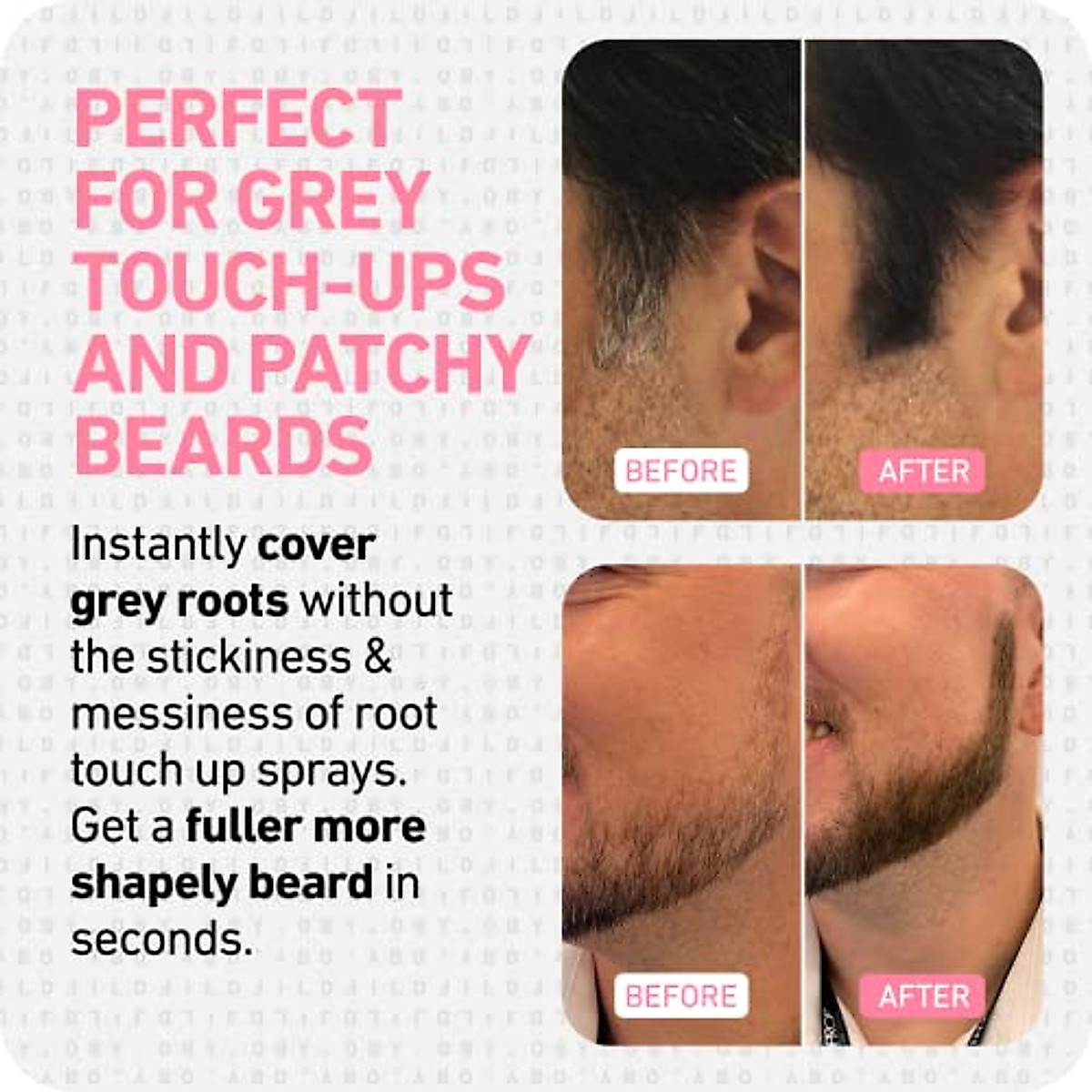 BOLDIFY Hairline Powder Instantly Conceals Hair Loss, Root Touch Up Hair Powder, Hair Toppers for Women & Men, Hair Fibers for Thinning Hair, Root Cover Up, Stain-Proof 48 Hour Formula (Grey)