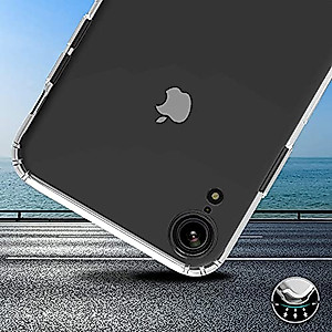 Migeec for iPhone XR Case Clear Soft Transparent Shockproof Protective Slim Thin Bumper Phone Cover for iPhone XR, 6.1 inch