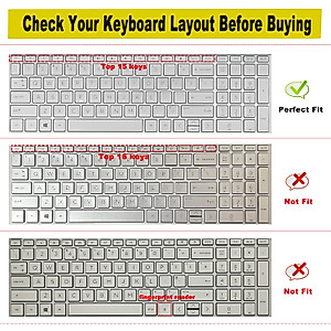 Keyboard Cover for HP Laptop 15.6 15-dw 15-dy 15-ef 15-da/db 15-bs/bw 15t 15z 15t-dy200 15t-dw300/HP Envy x360 2-in-1 15.6''/HP Spectre x360 15t eb0043dx/HP Envy 17 17.3 17t 17M 17-by/bs/bw-Colorful