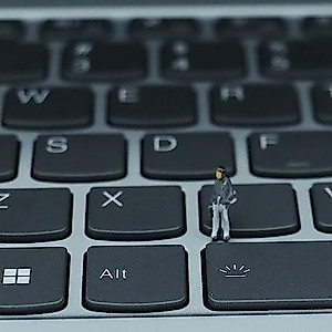 1:200 Scale Z Gauge Model Painted Figure People for Street Train Layout (Pack of 100)