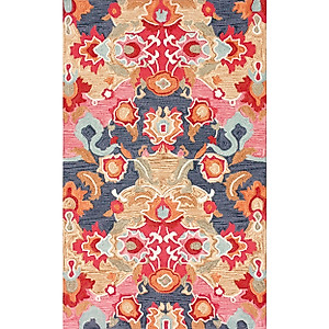 nuLOOM Hand Hooked Felicity Area Rug, 5x8, Multi