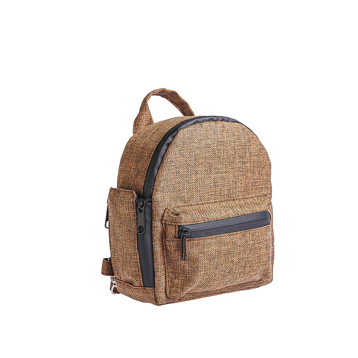 Discreet Smoker Smell Proof Mini Backpack with Secret Lock (Black)