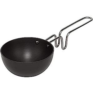 Shradha Trading Hard Anodized Tadka Pan,Large Tadka Pan for saag, dal, kadhi, dhokla