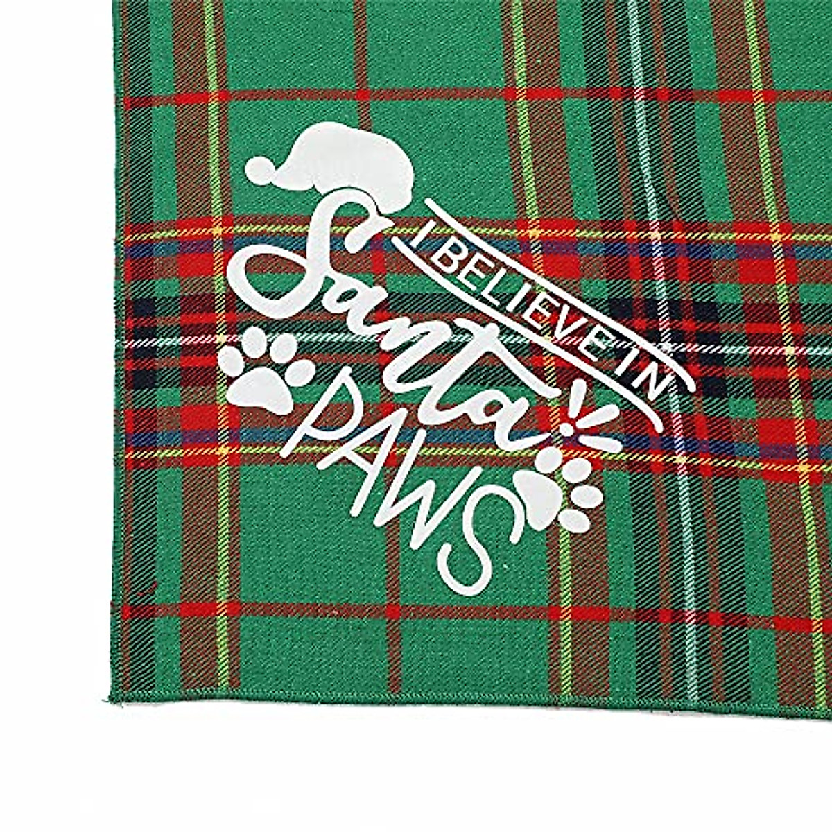 Dog Plaid Christmas Bandana 3 Pack, Holiday Dog Bandana for Xmas Dog Puppy Costume Decorations