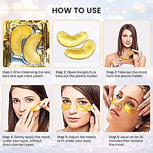 YoucomX Under Eye Patches for Puffy Eyes & Dark Circles 20 Pairs