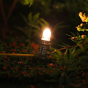 E505WMT 10 Sets Warm White LED Screw Bulb and Stand Base E5 E5.5 12V-14V for modle Train Layout