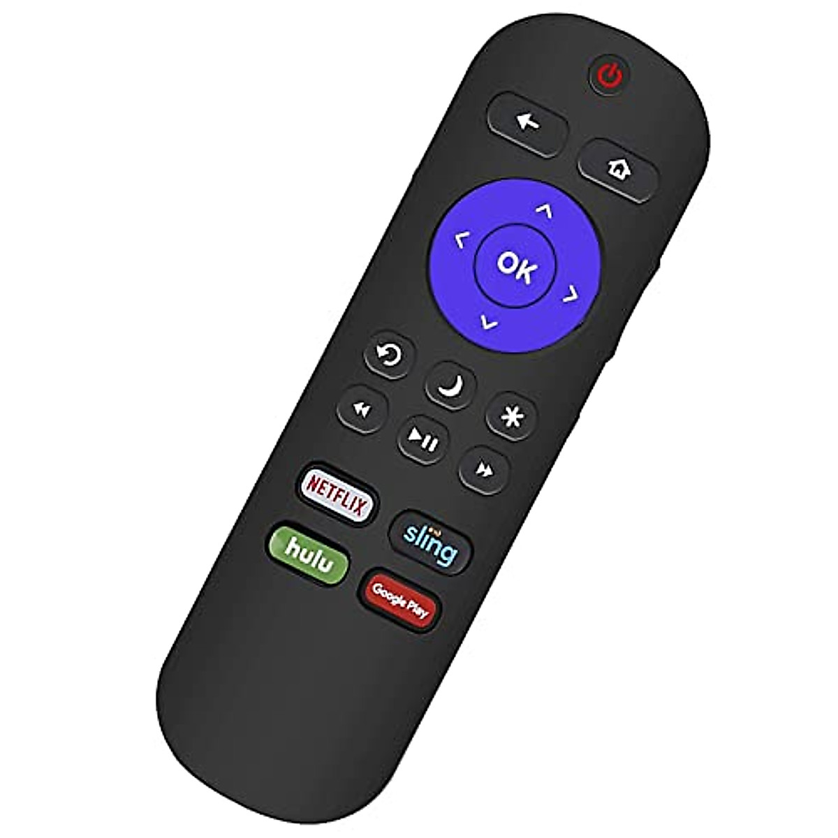 Universal Replacement for Insignia Roku TV Remote, Compatible with All Insignia TV NSRCRUS17 NS-32DR420NA16 NS-43DR620CA18 NS-48DR510NA17 NS-49DR420NA18 NS-50DR710NA17 NS-55DR710NA17 NS-65DR620NA18