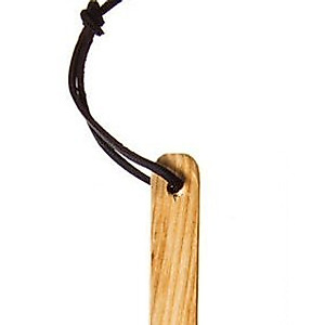 Heavy Duty Leather Fly Swatter- 17.5” Made by Amish Craftsmen Brown Leather Swatter Durable Wooden Handle-– Bug Swatter, Mosquito Swatter, Wa