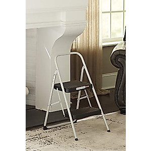 Cosco 2-Step Household Folding Step Stool, Gray