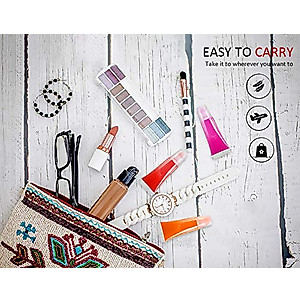 AMORIX 50PCS 20ml Lip Gloss Tubes Clear Empty Lip Balm Containers Refillable Soft Cosmetic Squeeze Tubes for DIY Lipgloss Base, Glitter, Flavoring Oil with 2 x Syringes + Tag Labels Stickers